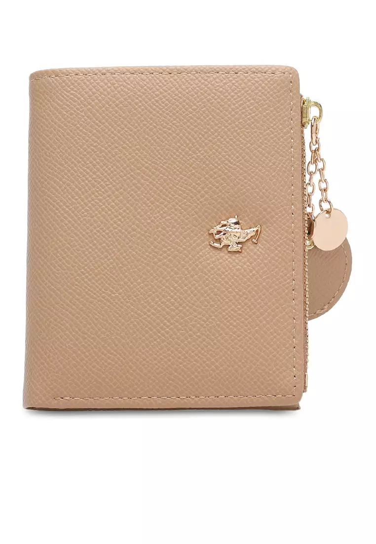 Buy Swiss Polo Women's Short Purse With Coin Compartment - Beige Online ...
