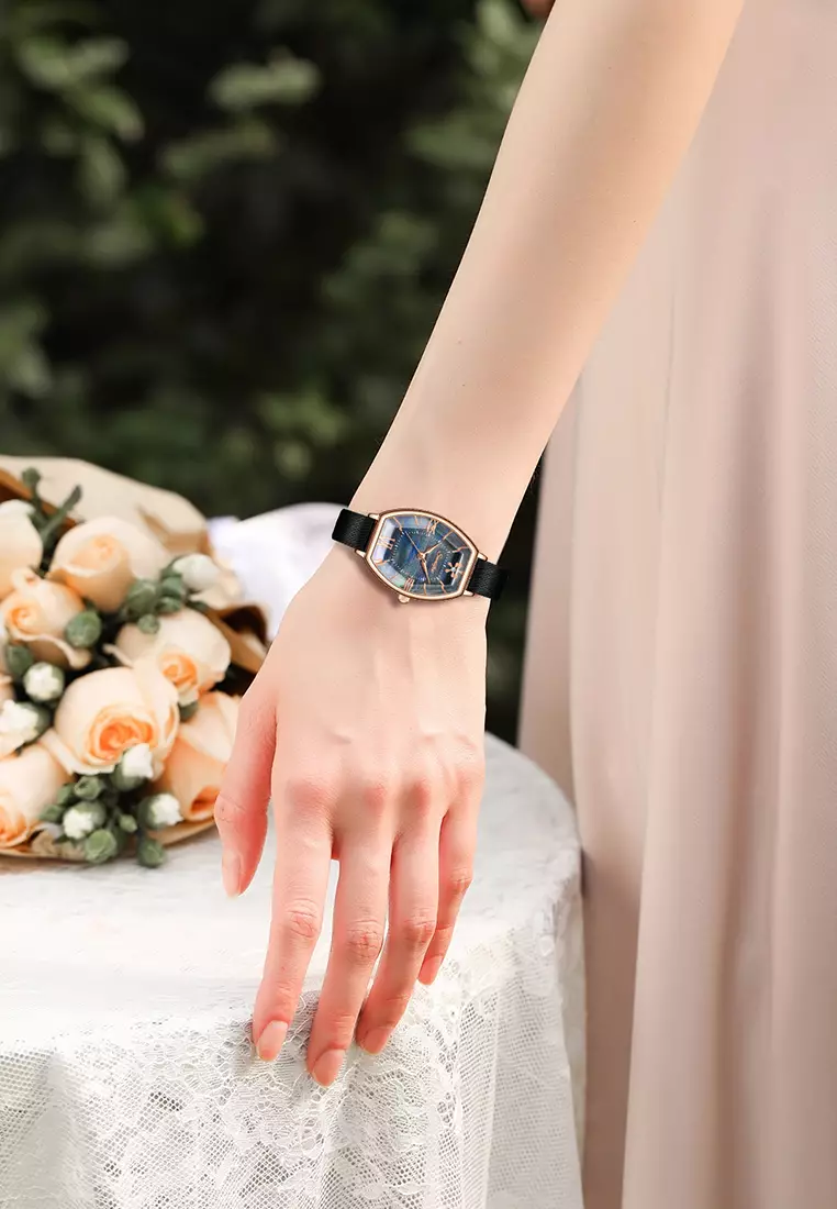 Jual Sunlifex Jam Tangan Wanita Original Kasual Tali Kulit Elegan Style Jam Tangan Cewek SL6118 ...