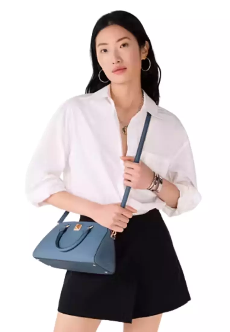 Buy Kate Spade Kate Spade Phoebe Small Satchel Bag In Bluestone KK114 2025 Online | ZALORA ...