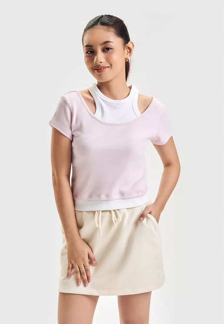 Buy Penshoppe Two-Fer Slim Top 2025 Online | ZALORA Philippines