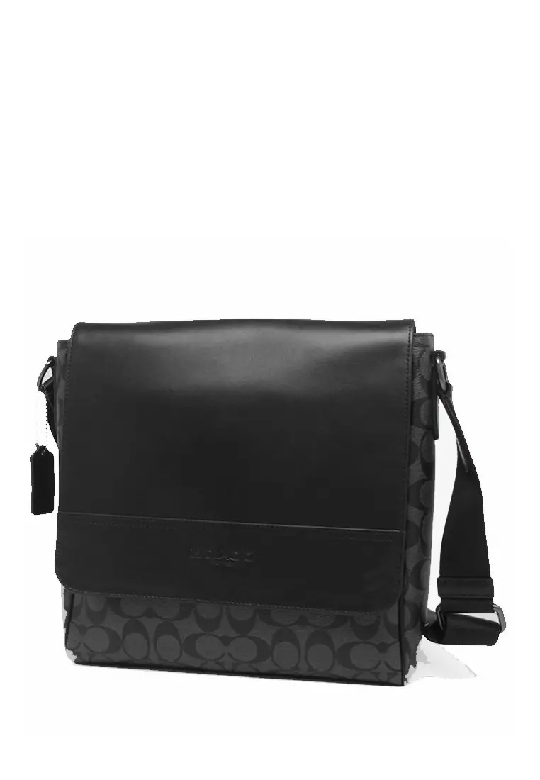 Coach Houston Map Bag In Signature Canvas 2025 | Buy Coach Online ...