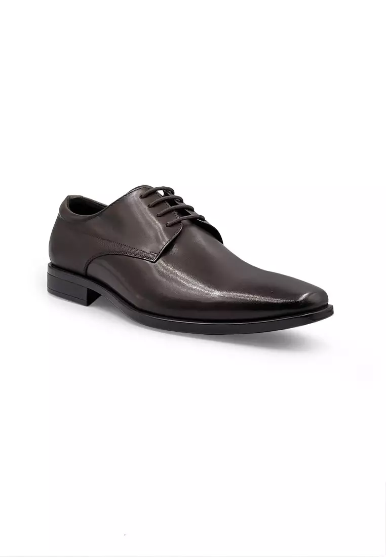 Buy Hanson Bootmaker Hanson Bootmaker LacEasy Plain Toe Derby - Brown ...