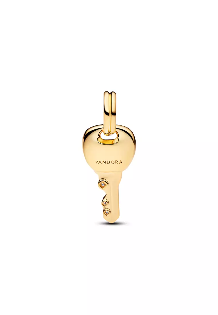 Buy Pandora Pandora 14K Gold Plated Key Dangle Charm Online | ZALORA ...