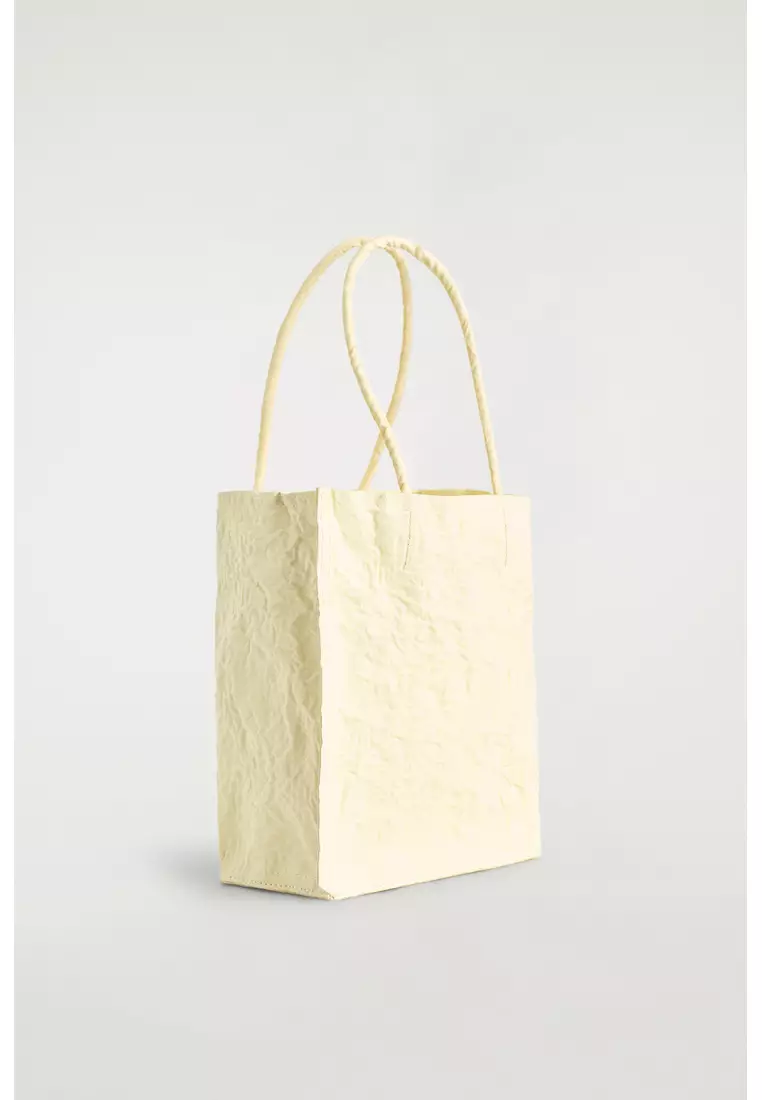 Buy COS MINI CRINKLED TOTE BAG 2026 Online | ZALORA