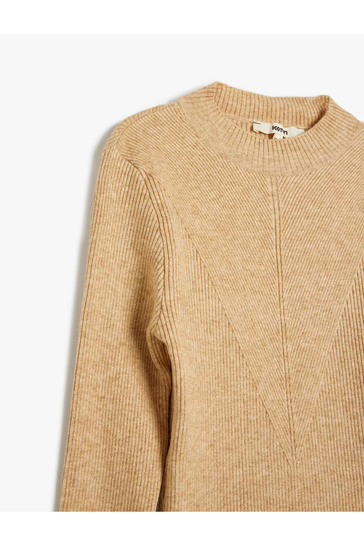 Buy KOTON Crew Neck Slim Fit Long Sleeve Basic Knitwear Sweater 2026 ...