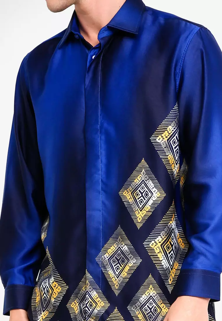 Buy Gene Martino Men's Batik Diamond Shapes 2025 Online | ZALORA