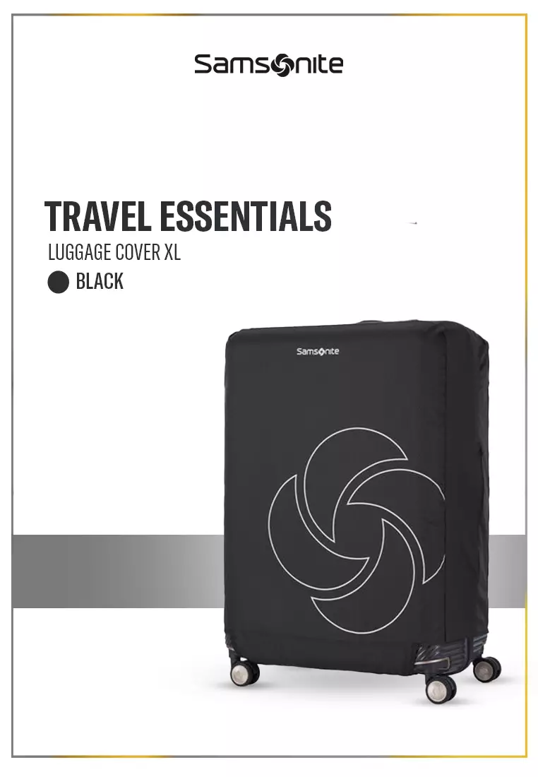Jual Samsonite Samsonite Travel Essentials Luggage Cover XL - Black ...