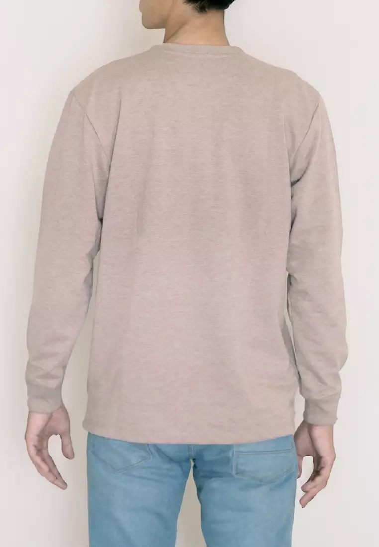 Jual IEBE Kaos Lengan Panjang Kancing IEBE J1HL8068 Brown TW Original ...