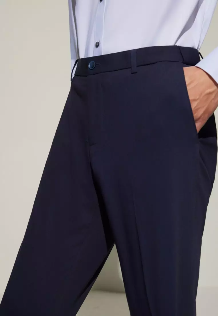 Buy G2000 G2000 Multi-Way Stretch Smart Fit Twill Suit Pants with ...