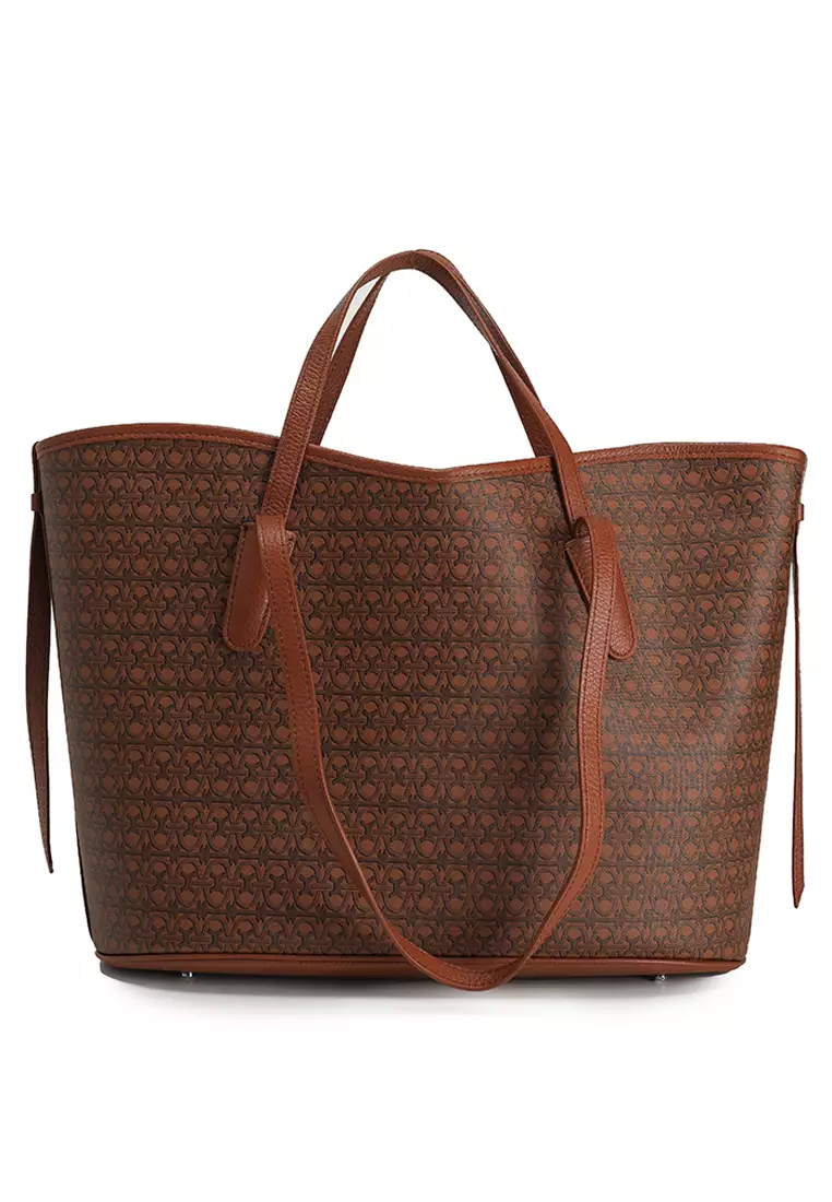 Buy Coccinelle Never Without Bag Monogram Coated Large Tote Bag Online ...