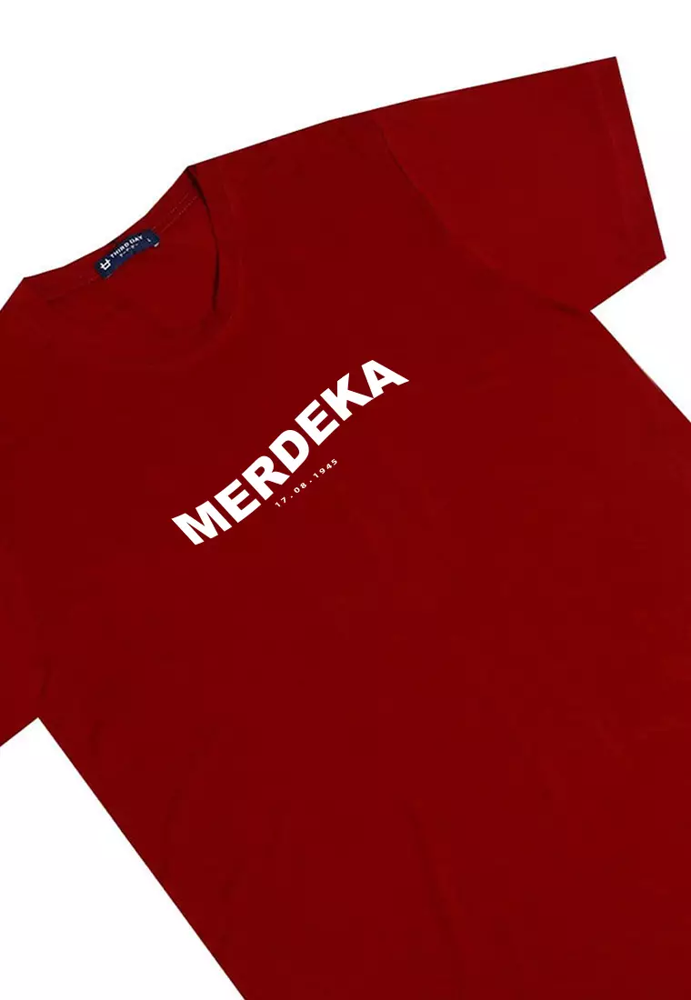 Jual Third Day MTW95 Kaos 17 Agustus HUT RI "merdeka" merah maroon ...