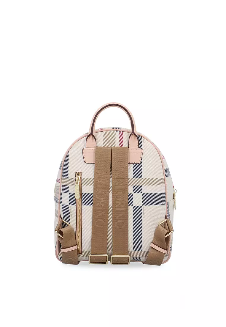 Carlo Rino CR Windsor Edit Backpack - Medium Beige 2025 | Buy Carlo ...