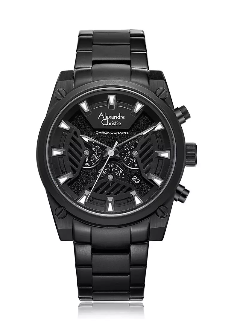 Jual Alexandre Christie Alexandre Christie Jam Tangan Pria - Black ...
