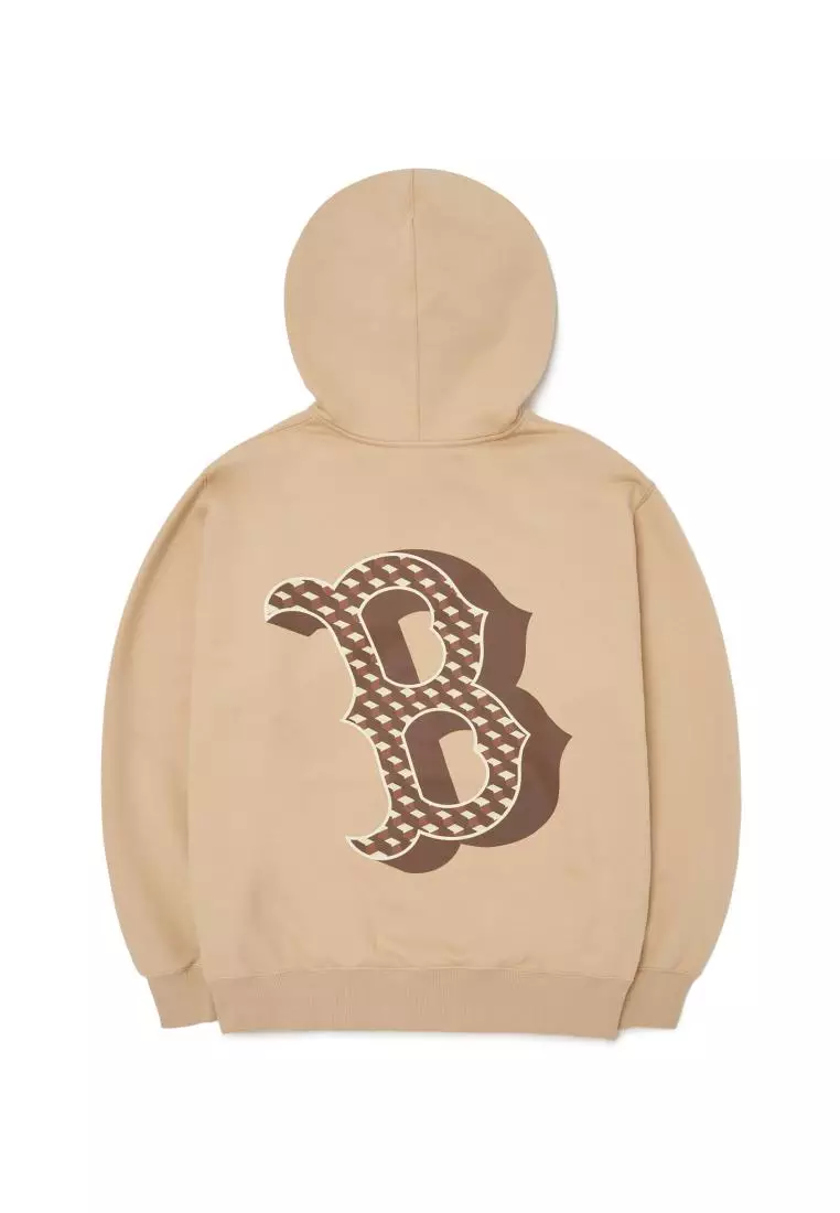 MLB CUBE MONOGRAM BIG LOGO OVERFIT HOOD BOSTON RED SOX 2025 | Buy MLB ...