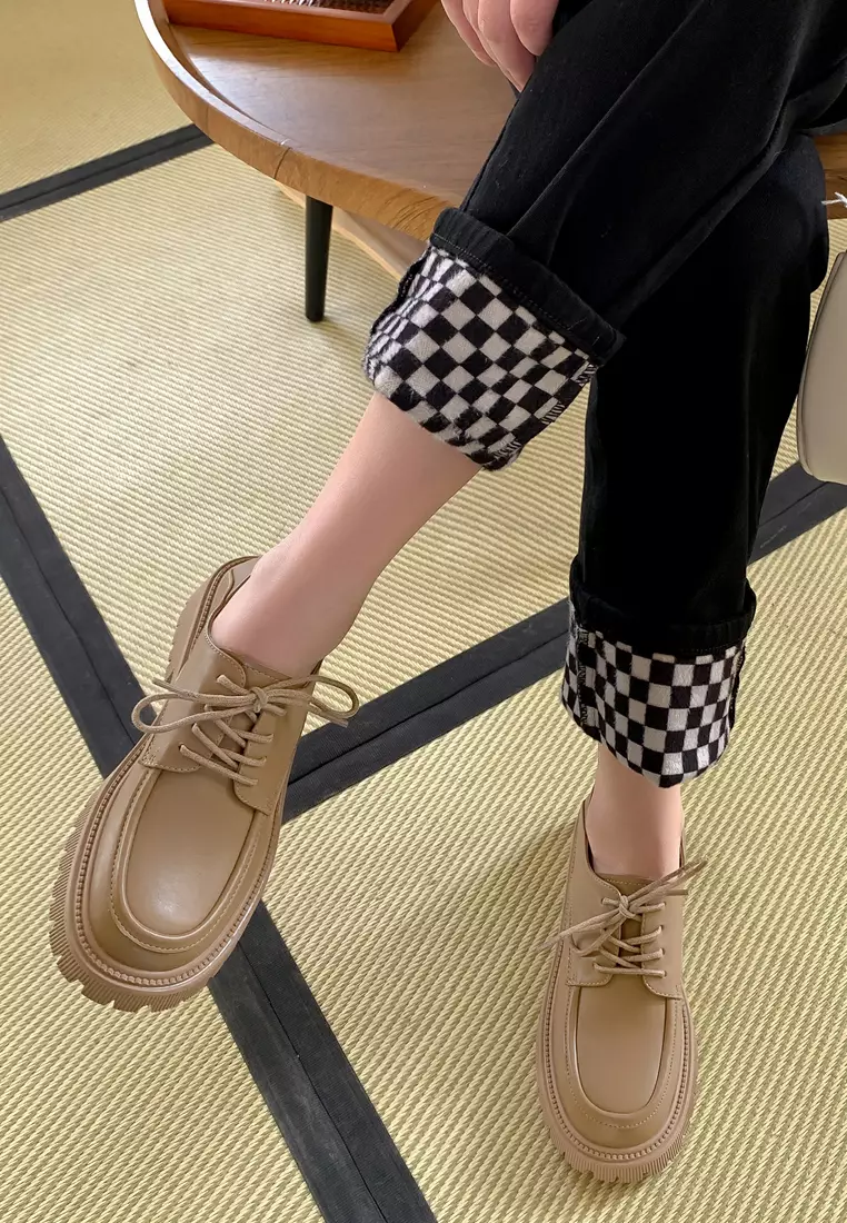 Twenty Eight Shoes Platform Microfiber Leather Derby TLD9055-3 2024 ...